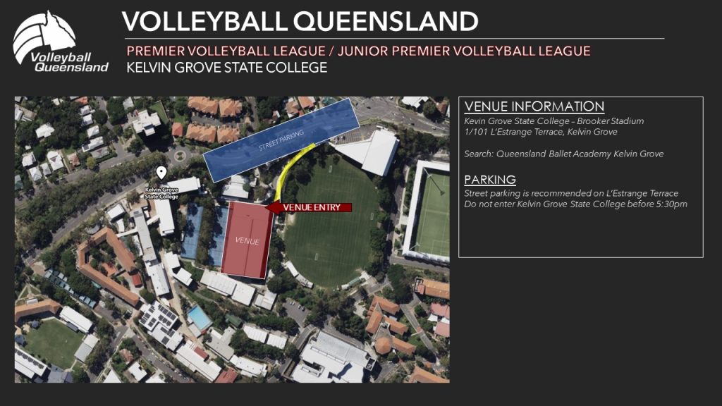 Junior Premier Volleyball League Venues – Volleyball Queensland